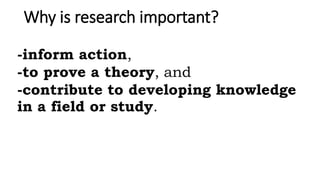 Distinguishing Different Technical Terms Used in Research | PPTX