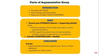 ENGLISH 10- ARGUMENTATIVE ESSAY.pptx