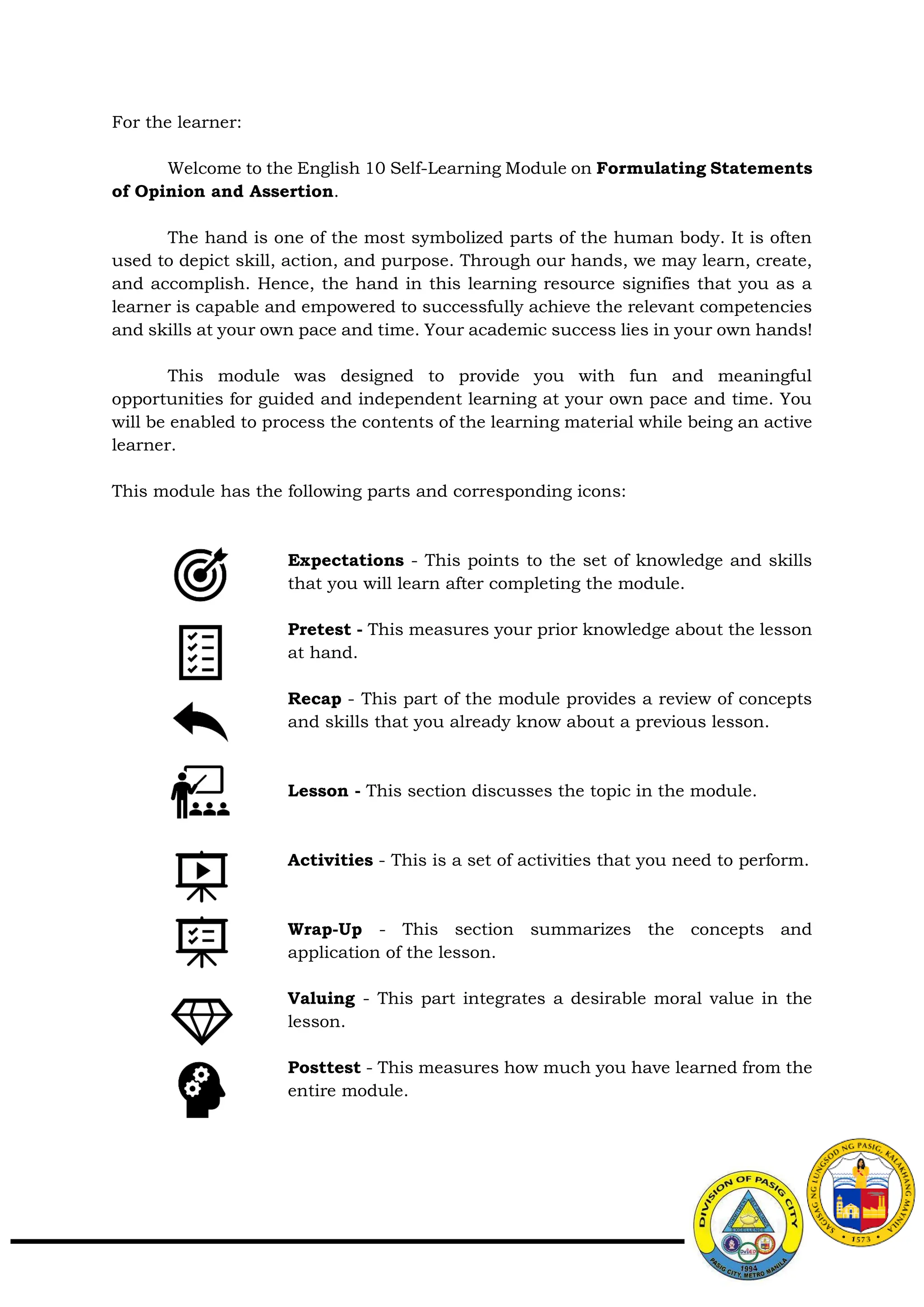 English 10 - Q2 - Quarter 2 module in english | PDF