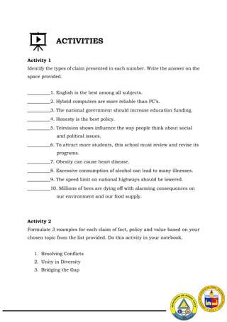 English 10 - Q2 - M11.pdf Quarter 2 module in english | PDF