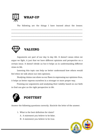 English 10 - Q2 - M11.pdf Quarter 2 module in english | PDF