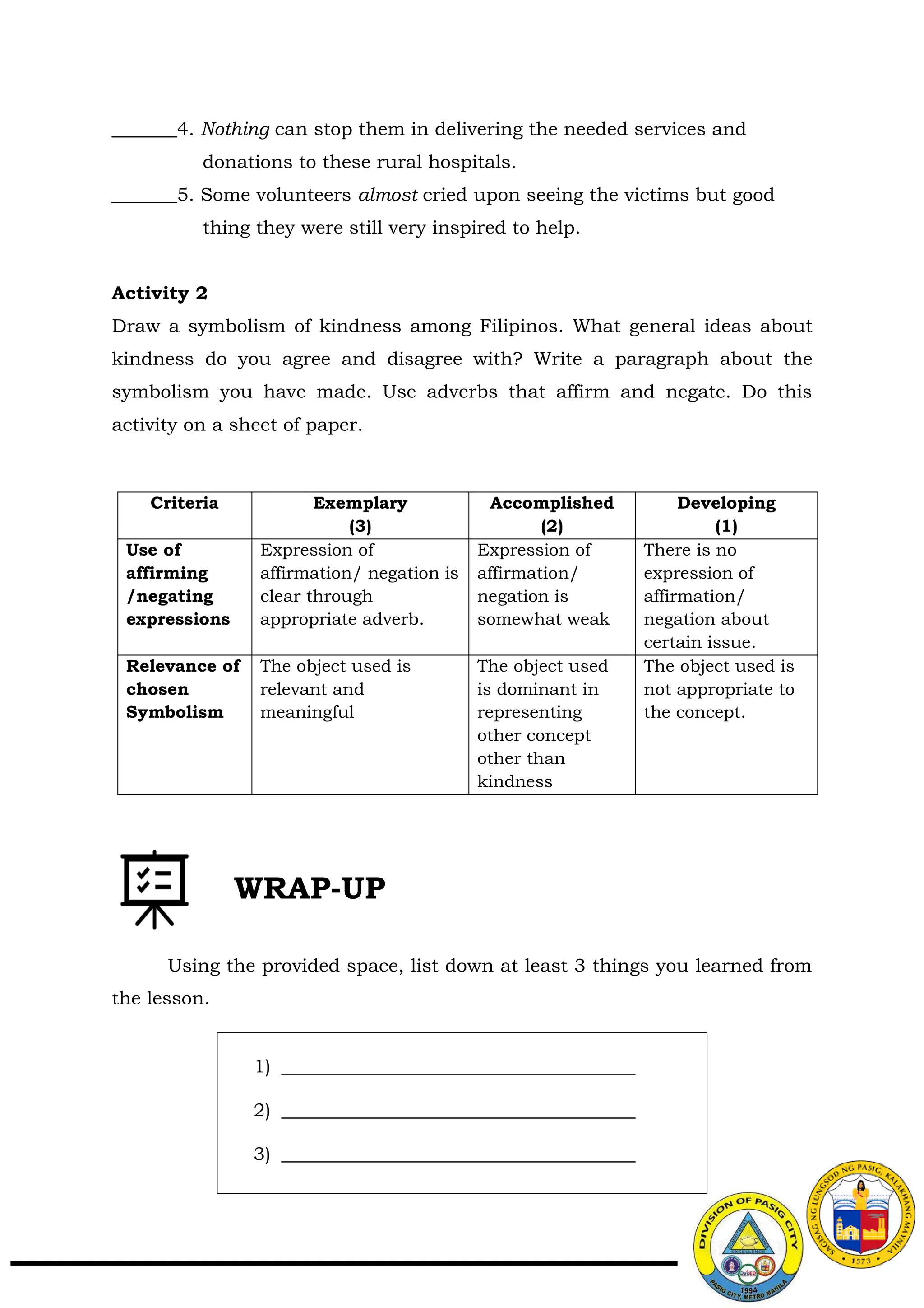 English 10 - Q2 - M5 Quarter 2 module in english | PDF | Educational ...