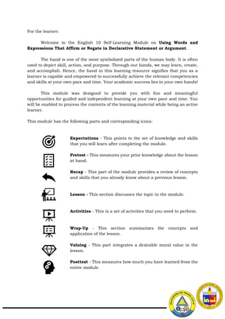 English 10 - Q2 - M7.pdf Quarter 2 module in english | PDF