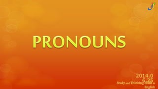 English 101. Pronouns | PPTX