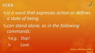 English 101. Verbs | PPT