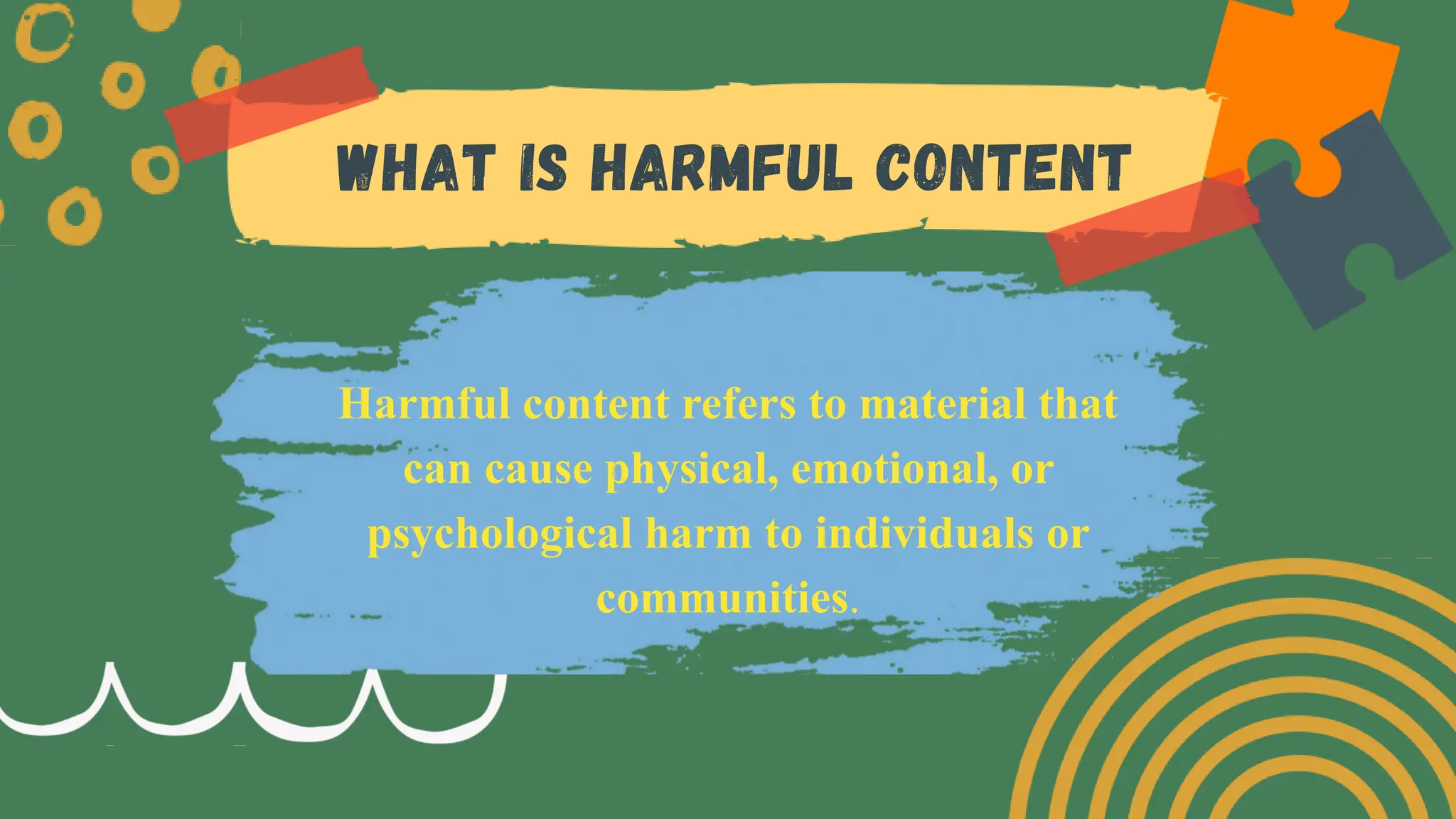 Presentation about Harmful Content. | PPT