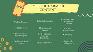 Presentation about Harmful Content. | PPT