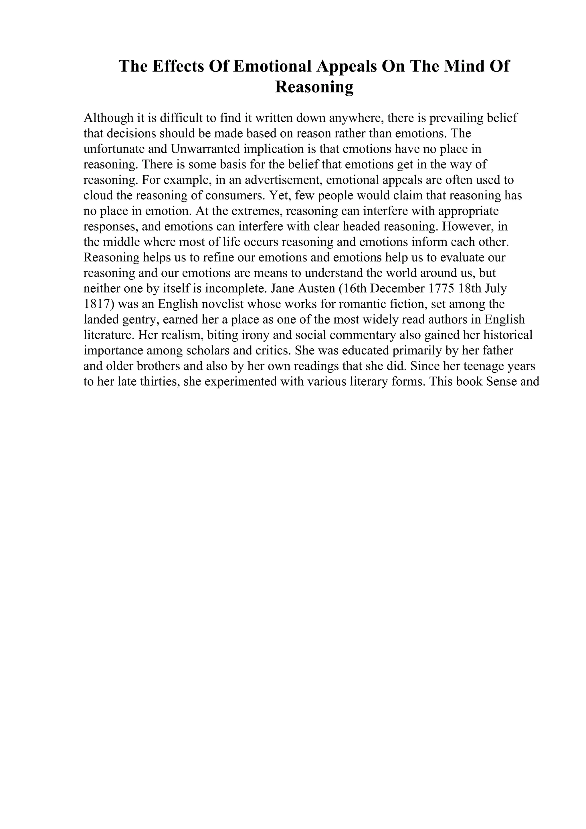 English 101 Essay | PDF