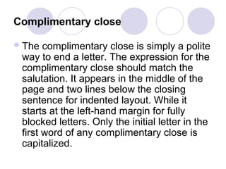 English 106b business correspondence | PPT