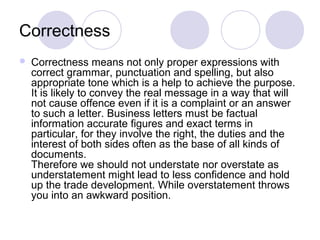 English 106b business correspondence | PPT