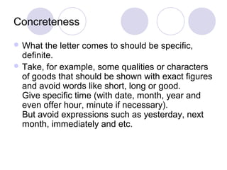 English 106b business correspondence | PPT