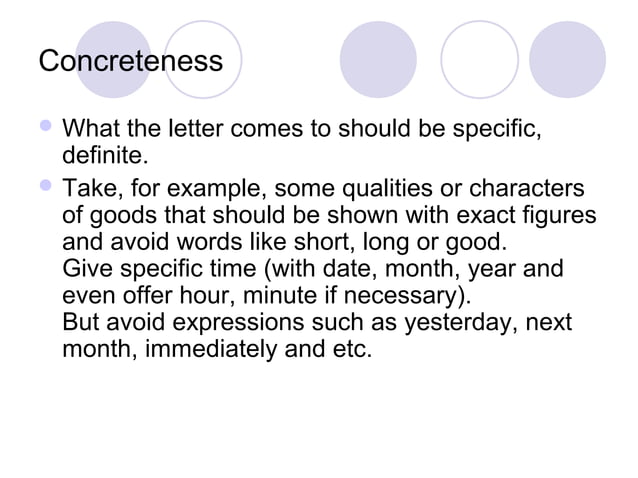 English 106b business correspondence | PPT