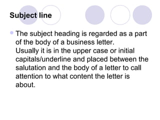 English 106b business correspondence | PPT
