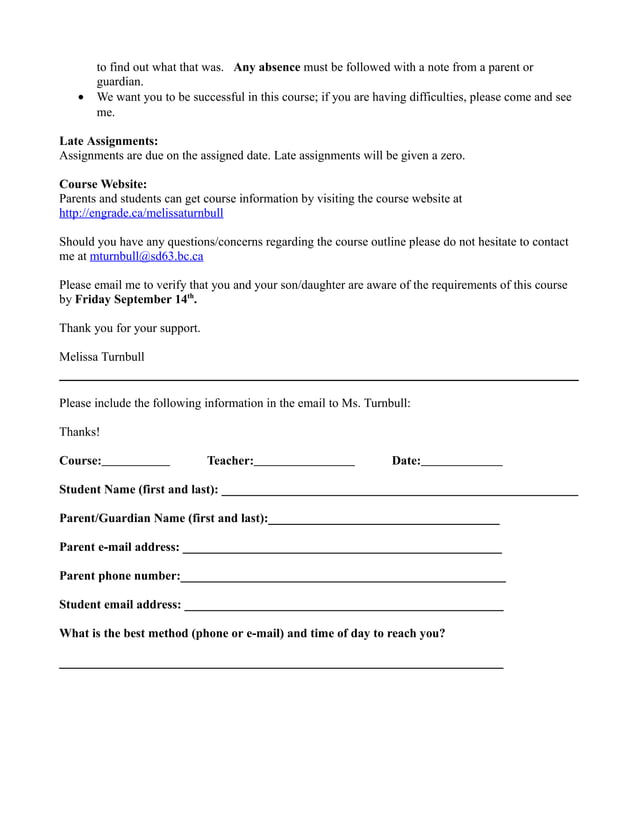 English 10 Course Outline | PDF