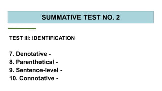 ENGLISH 10 PPT TECHNICAL WRITING AND OPERATIONAL | PPTX