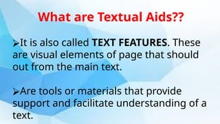 ENGLISH 10 Q1 WK2 A the use of textual aids | PPTX