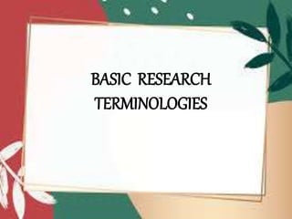 English 10 Quarter 4 WeeK 1 Basic Research Terminologies.pptx