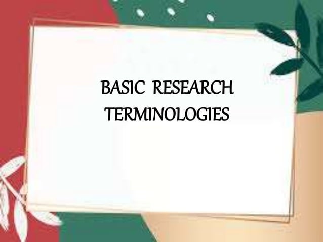 English 10 Quarter 4 WeeK 1 Basic Research Terminologies.pptx