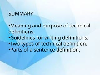 NEnglish 10 QUARTER 4 WEEK 2 TECHNICAL DEFINITIO | PPTX