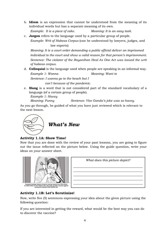 ENGLISH 10 QUARTER 2 MODULE 1 F.pdf | Educational Assessment | Education