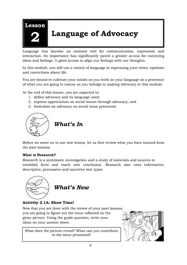 ENGLISH 10 QUARTER 2 MODULE 1 F.pdf | Educational Assessment | Education