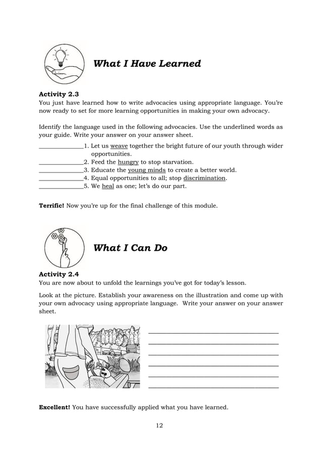 ENGLISH 10 QUARTER 2 MODULE 1 F.pdf | Educational Assessment | Education