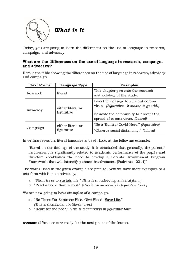 ENGLISH 10 QUARTER 2 MODULE 1 F.pdf | Educational Assessment | Education