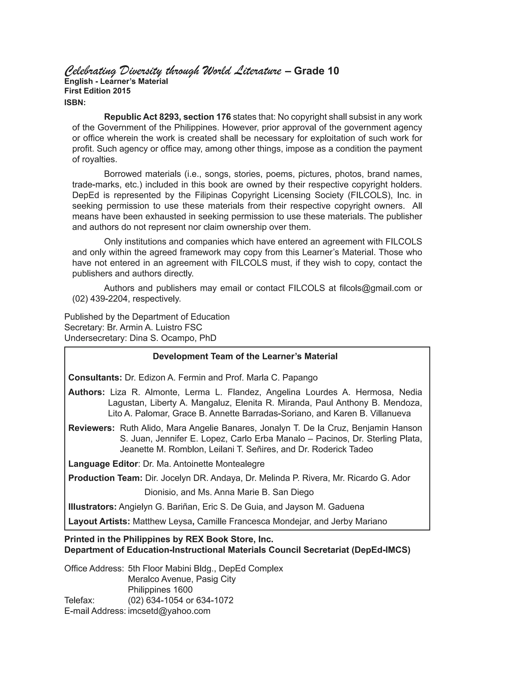 English 10 Module 2 | PDF