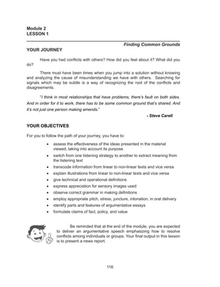 English 10 Module 2 | PDF