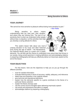 English 10 Module 2 | PDF