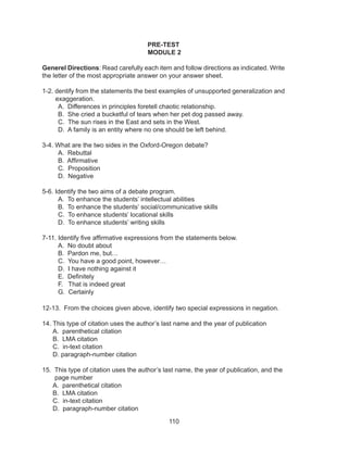 English 10 Module 2 | PDF