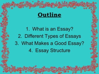 English 12 Essay Presentation | PPT