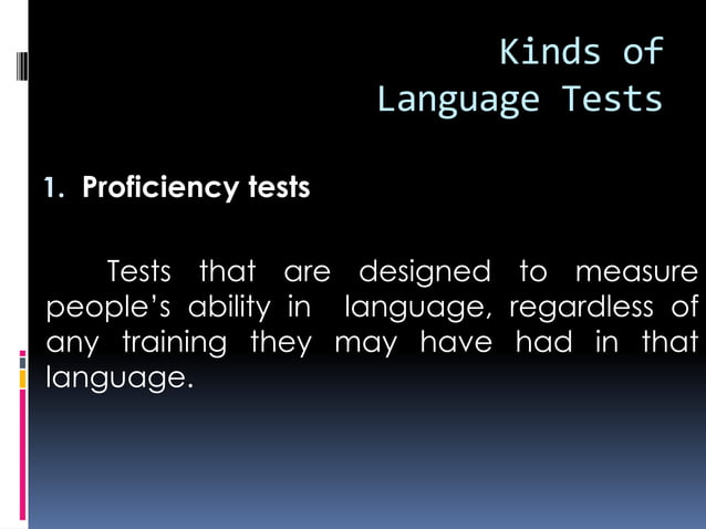 Types of Language Assessment | PPT