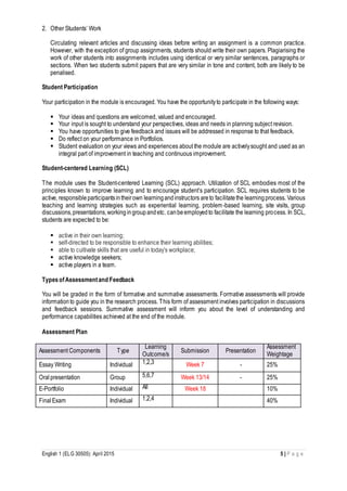 English 1 course outline | DOCX