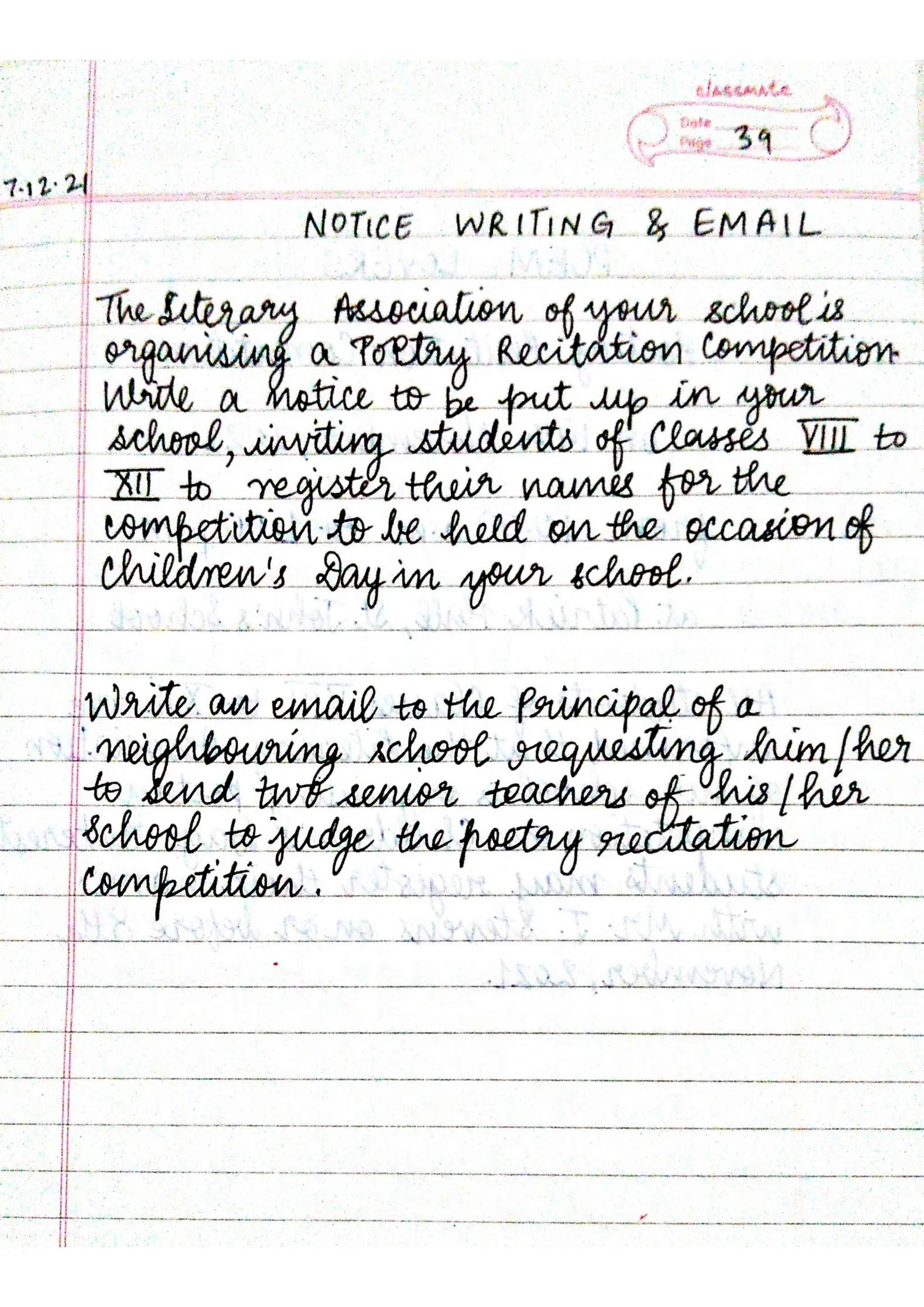 ICSE English Language Class X Handwritten Notes | PDF