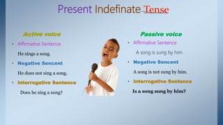 All tenses Active and Passive voice presentation | PPTX