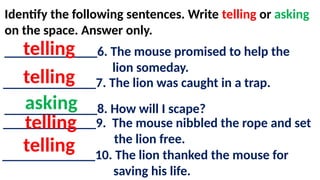 English 1stQ Lesson 2 - Recognizing Telling and Asking Sentences.pptx