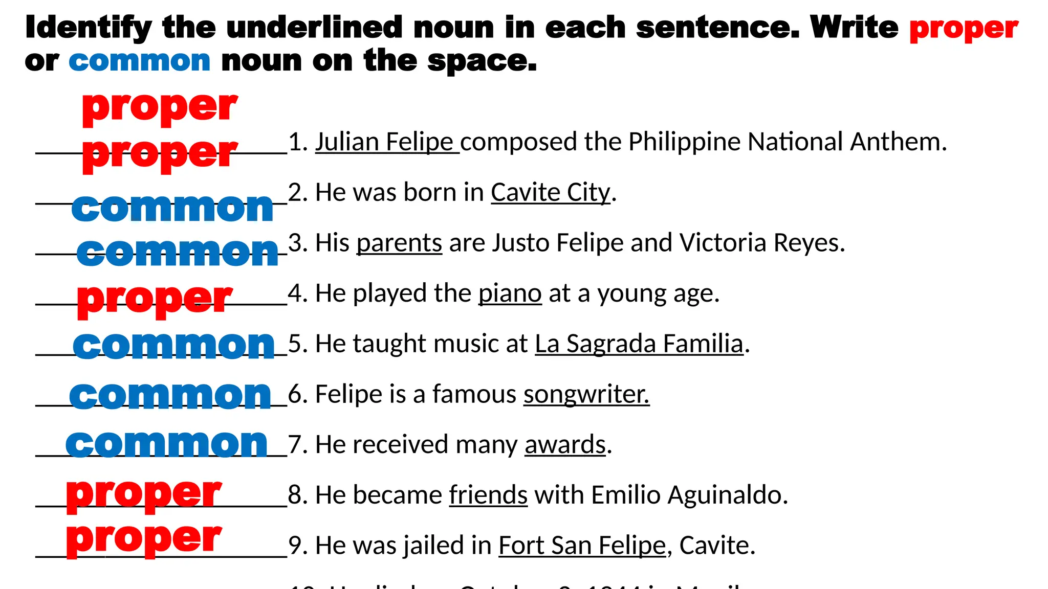 English 1stQ Lesson 5 - Common and Proper Nouns.pptx