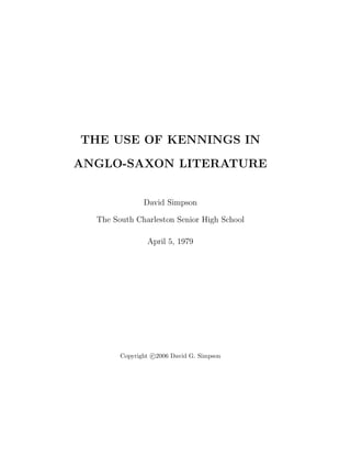 English2.2(kennings) | PDF