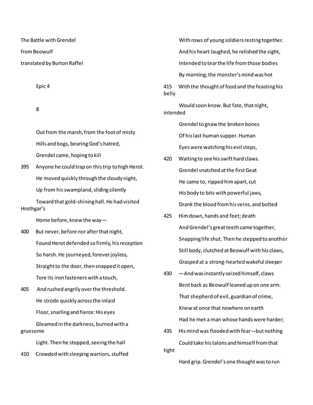 English2.3(the battle with grendel) | DOCX
