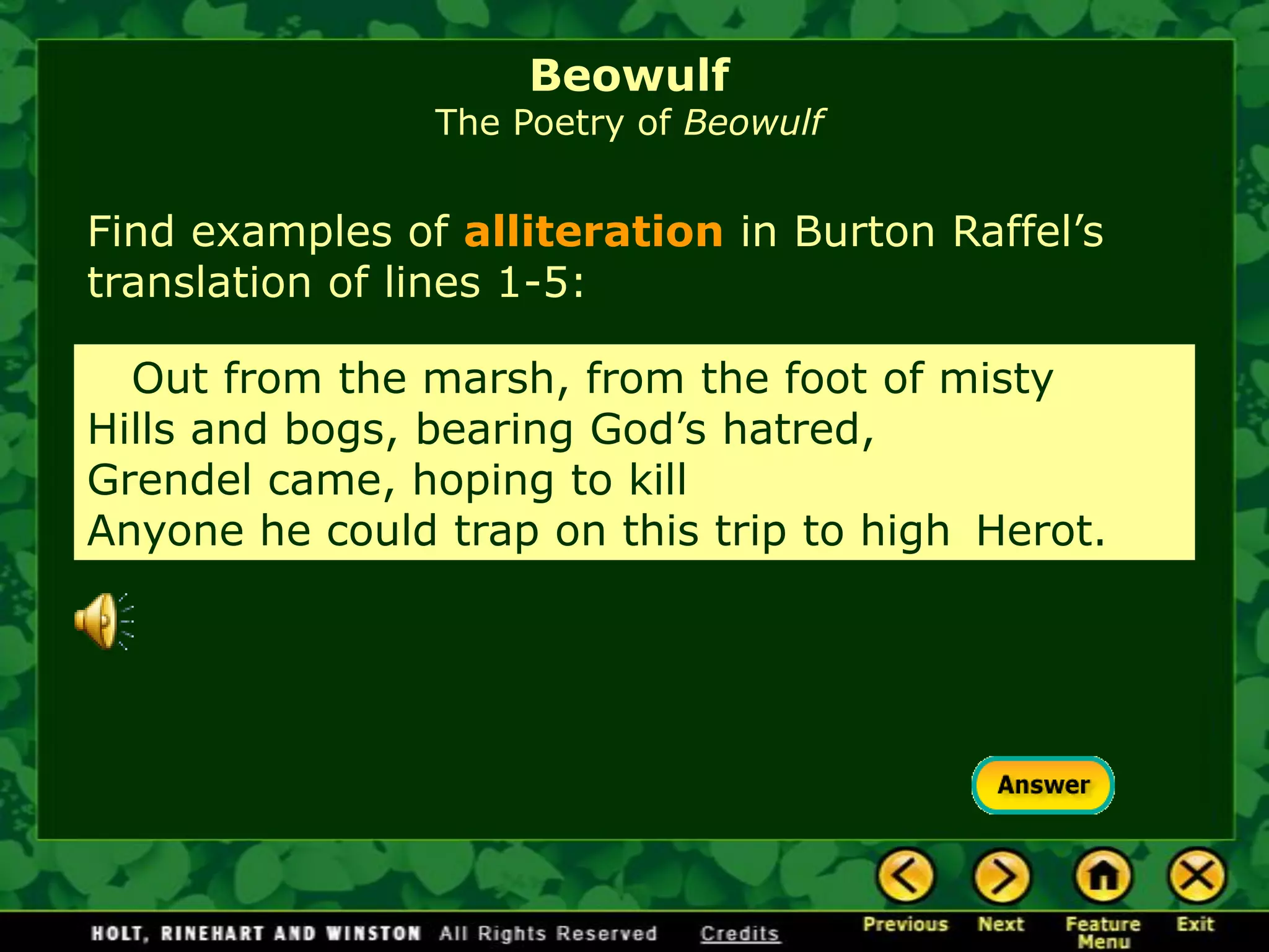 English2.4(g12 c1 beowulf) | PDF