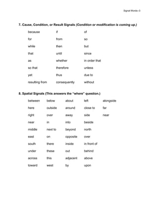 English2.8(signal words) | PDF