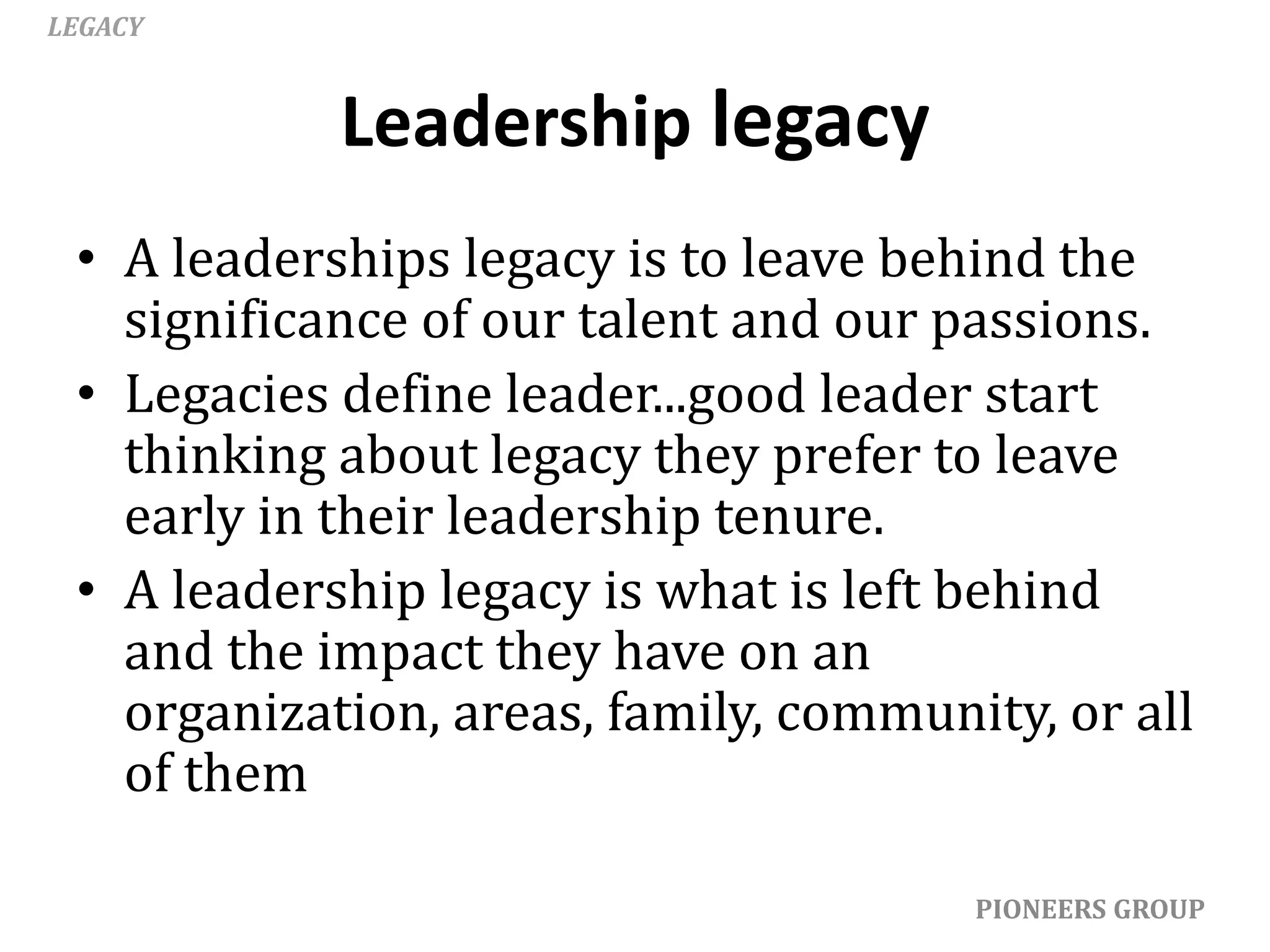 LEGACY | PPTX