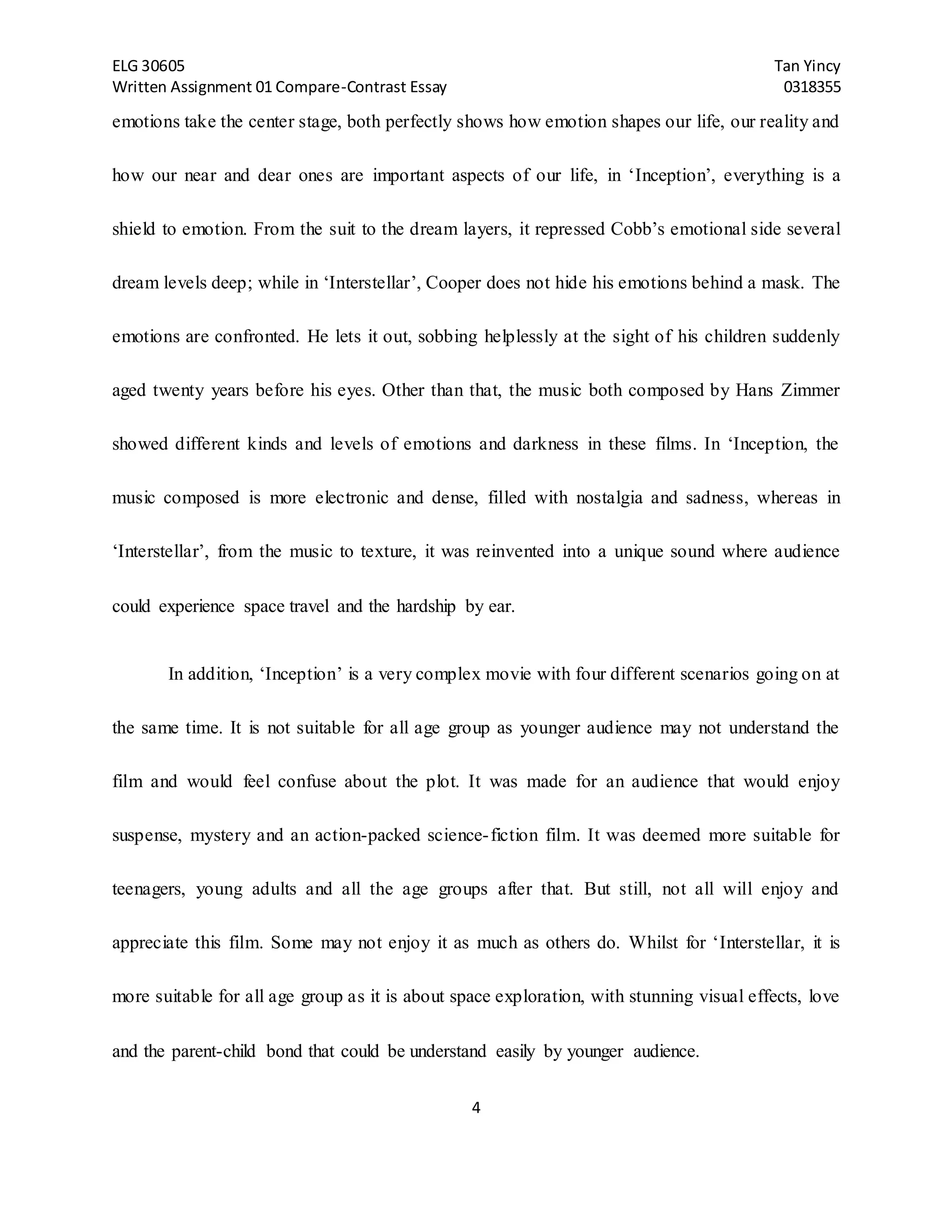 English2 inception-vs-interstellar 2015 | PDF