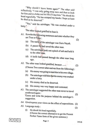 english 2020.pdf sample question paper 12 3 | PDF