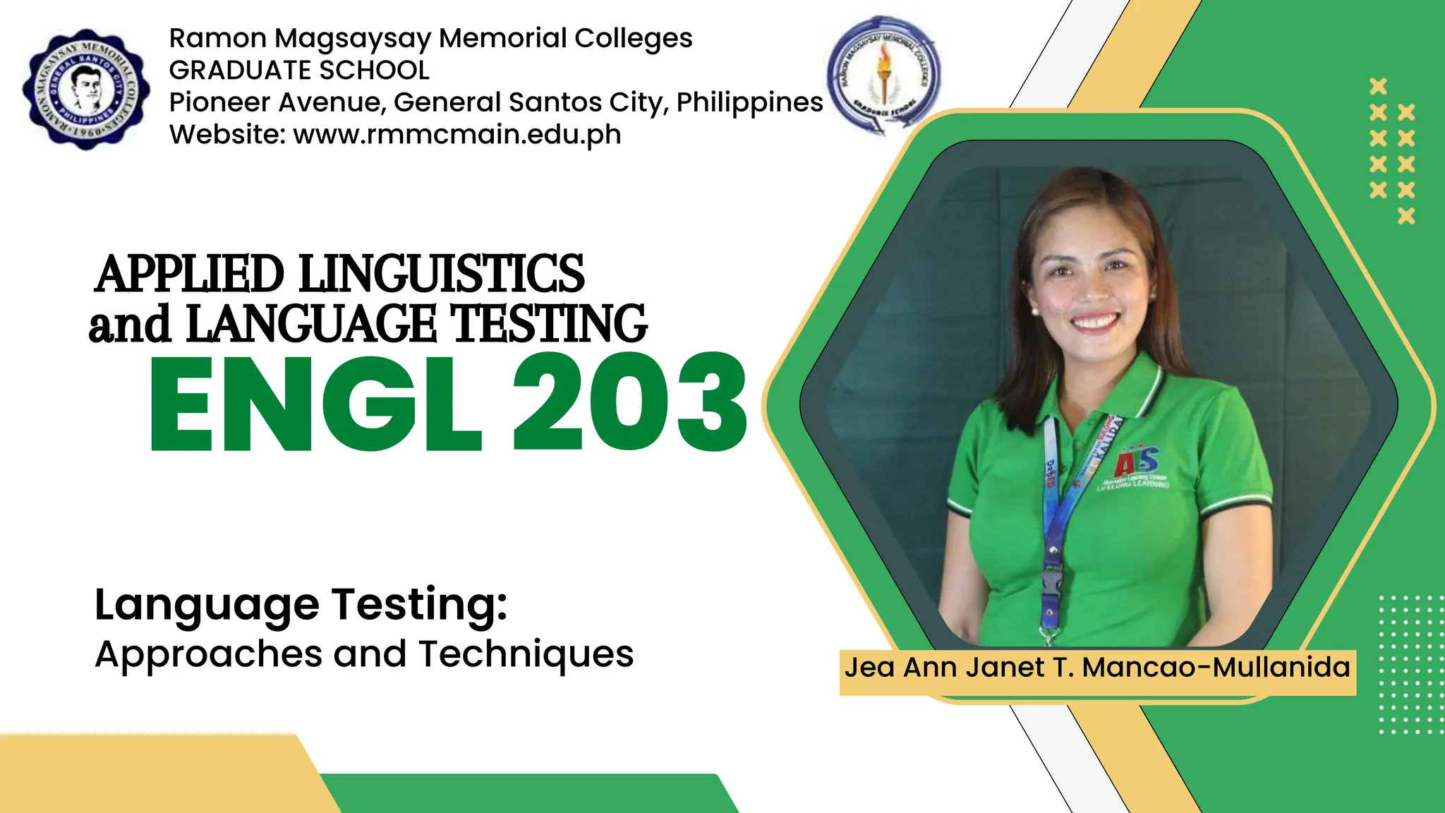 LANGUAGE TESTING: Approaches and Techniques.pptx