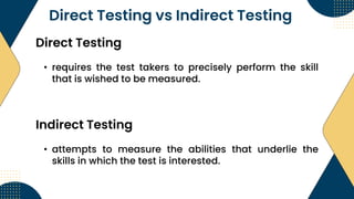 LANGUAGE TESTING: Approaches and Techniques.pptx