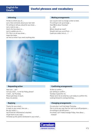 English%20for%20 emails | PDF