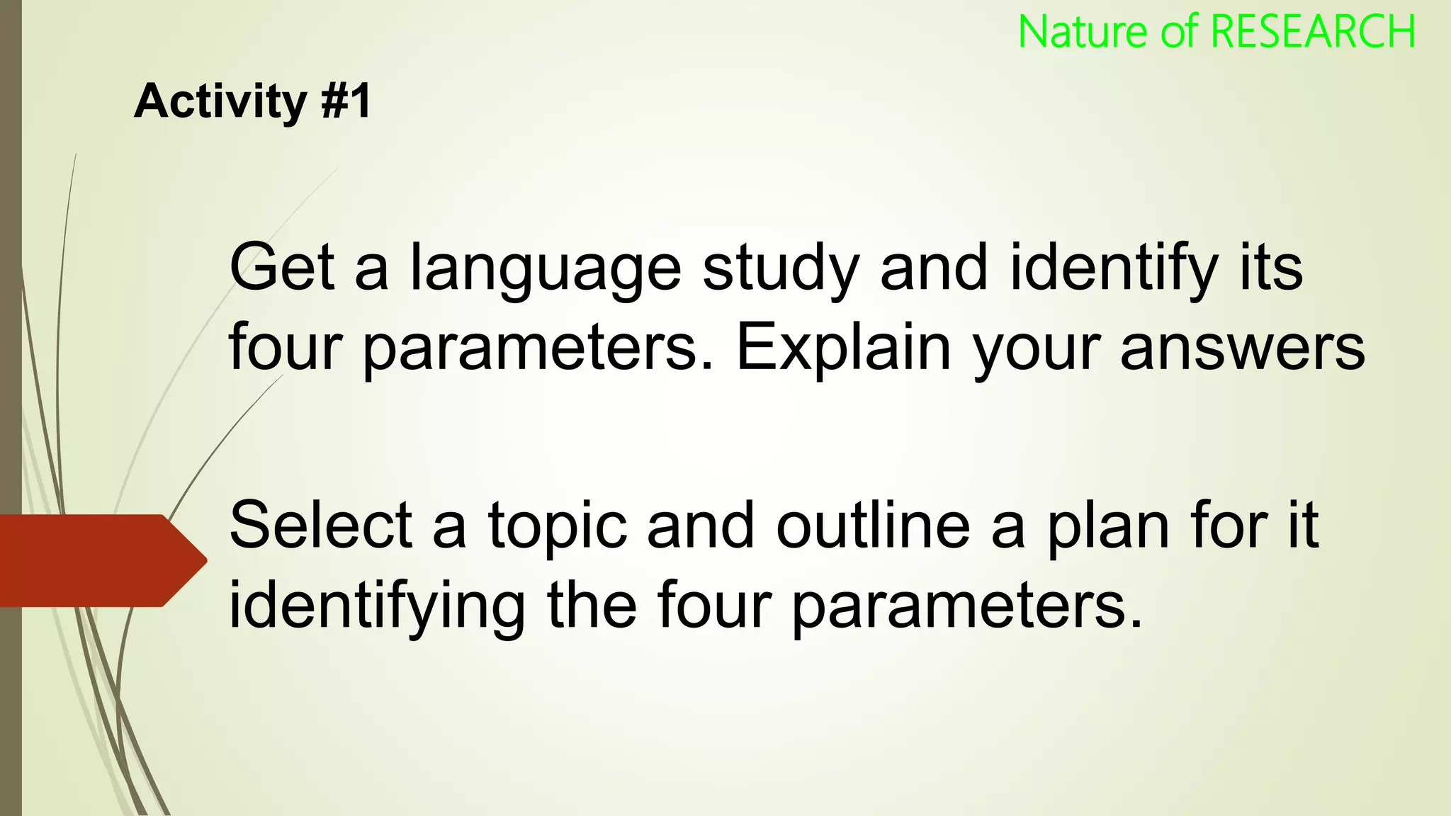 English 23 language research | PPTX