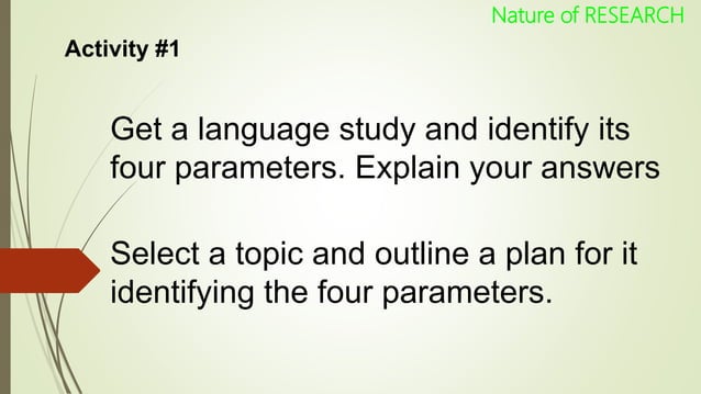 English 23 language research | PPTX